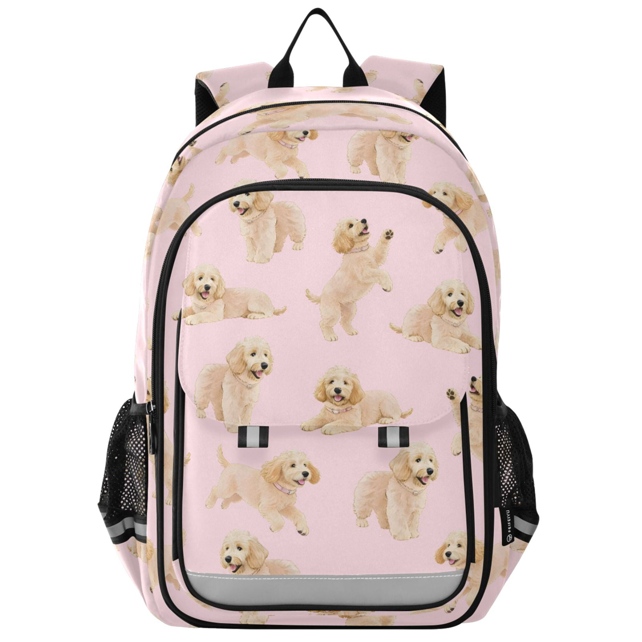 ALAZA Golden Doodle Puppy School Laptop Backpack Travel Bag Casual ...
