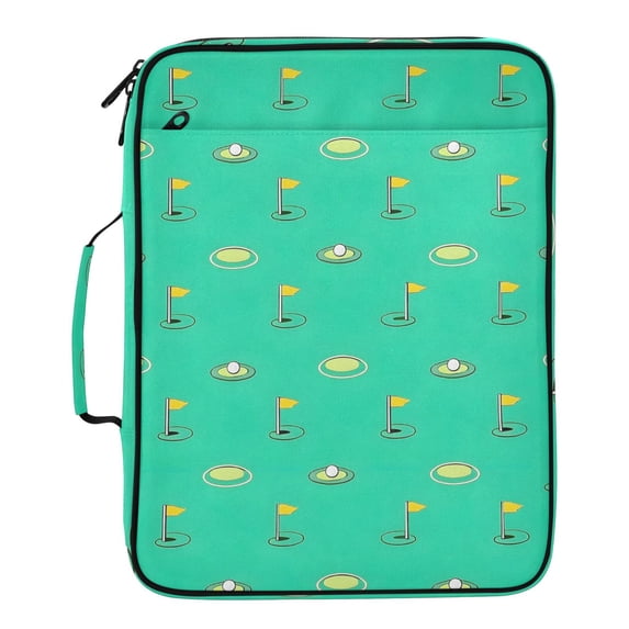 ALAZA Golf Balls Pattern Expanding Accordion File Folder 3 Ring Zipper ...