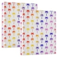 ALAZA Gradient Palm Tree Hardcover 3 Ring Binder 1.5" D-Rings with ...