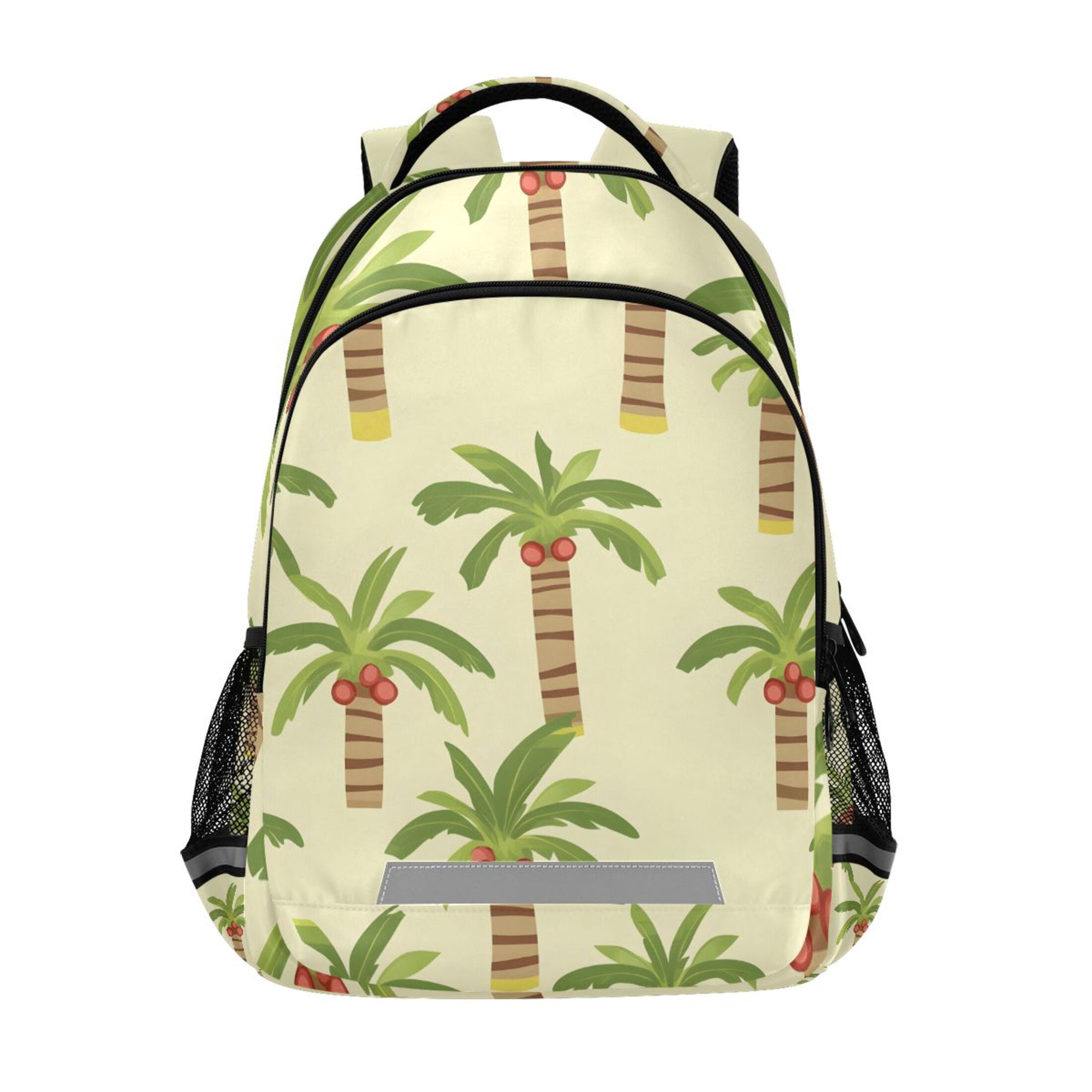 ALAZA Green Coconut Tree Backpack Elementary School Bag Bookbag Travel ...