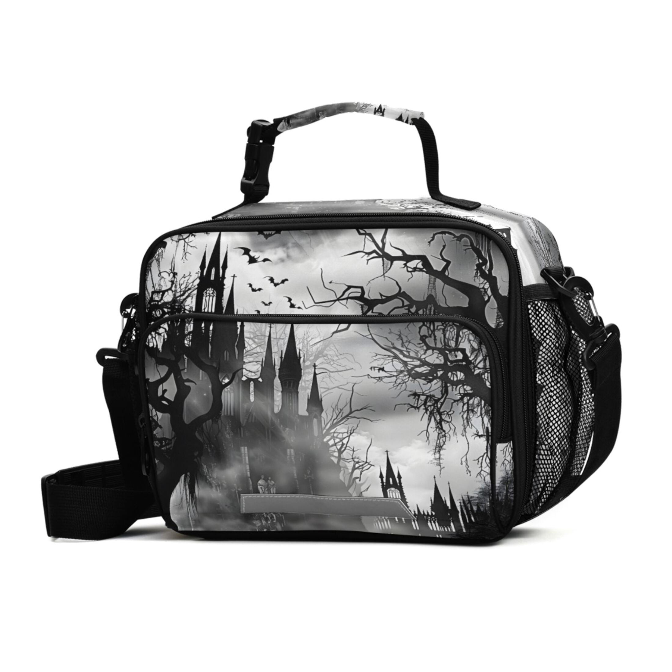 ALAZA Halloween Castle Silhouette Lunch Box Insulated Cooler Bag ...