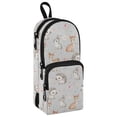 ALAZA Hedgehog Rabbit Deers Pencil Case Pen Pouch Stationery Organizer ...