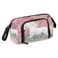 ALAZA Horse in Peach Forest Pencil Pouch Big Capacity Pencil Case ...