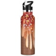 ALAZA Ice Cream Chocolate Pattern Stainless Steel Water Bottle Vacuum ...