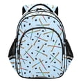 ALAZA Ice Hockey Stick School Backpack Elementary Bag Student Bookbag ...