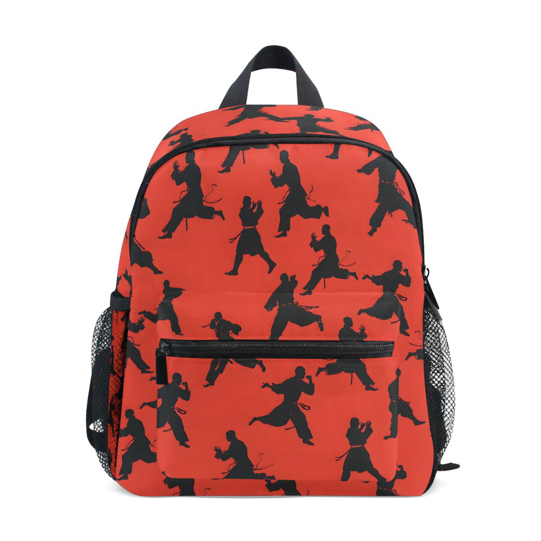 ALAZA Karate Style Red School Backpack Small Bookbag Mini Bags ...