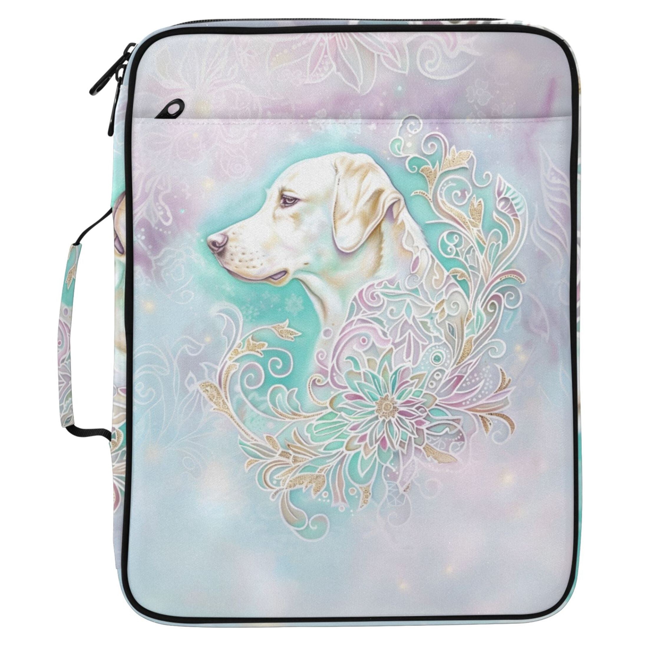 ALAZA Labrador Dog Pattern Expanding Accordion File Folder 3 Ring ...