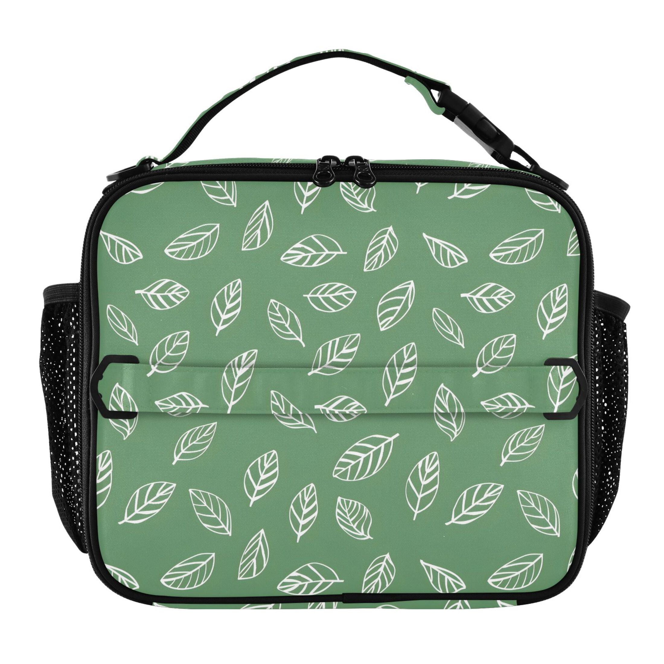 ALAZA Leaves Paint Lunch Box Insulated Lunch Bag Cooler Tote with Shoulder Strap - Walmart.com
