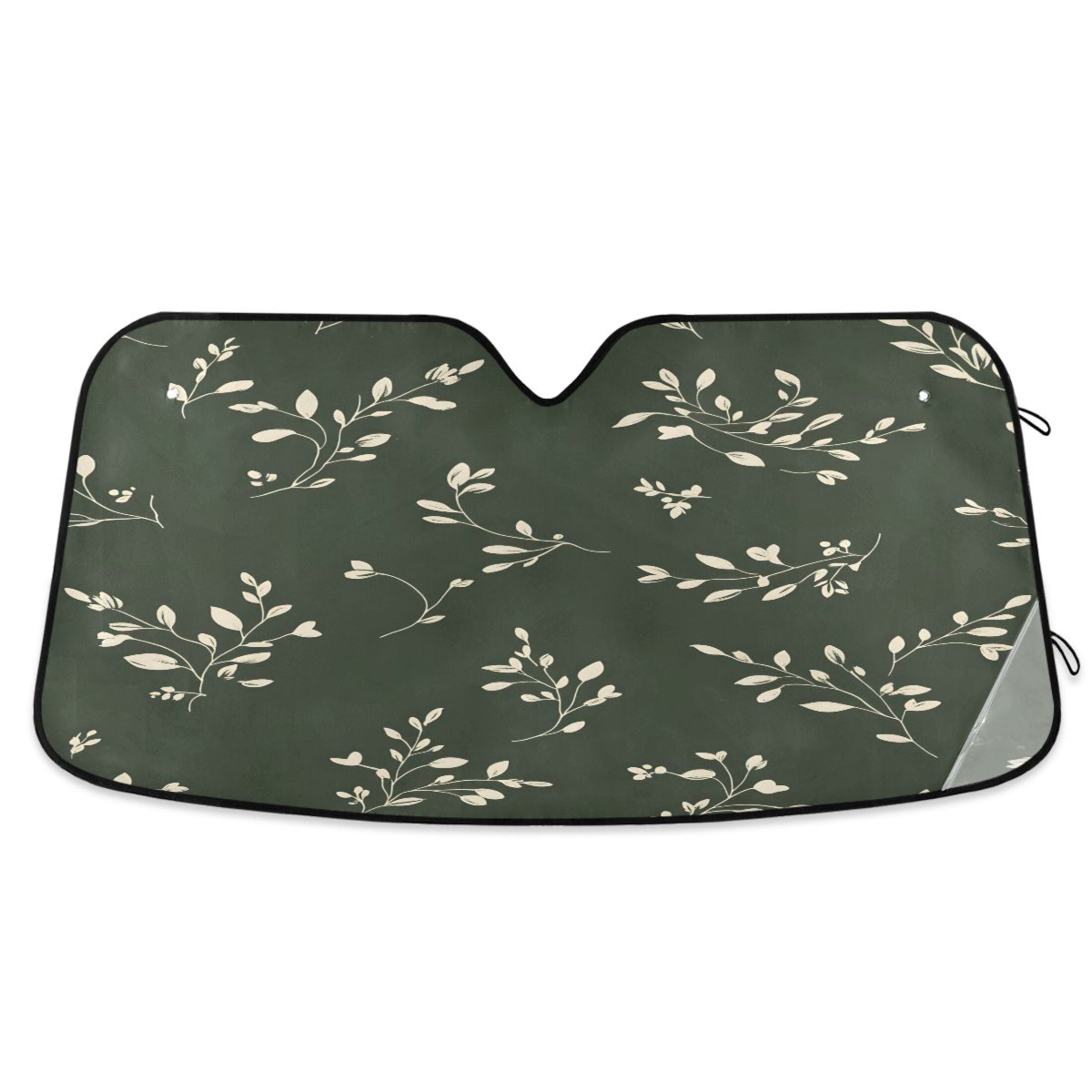 ALAZA Leaves Windshield Sun Shade Car Foldable Sun Visor Block UV Rays ...