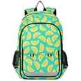 ALAZA Lemon on Green School Laptop Backpack Travel Bag Casual Student ...
