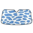 ALAZA Leopard Pattern-a1 Windshield Sun Shade Car Foldable Sun Visor ...
