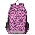 ALAZA Leopard Pink School Laptop Backpack Travel Bag Casual Student ...