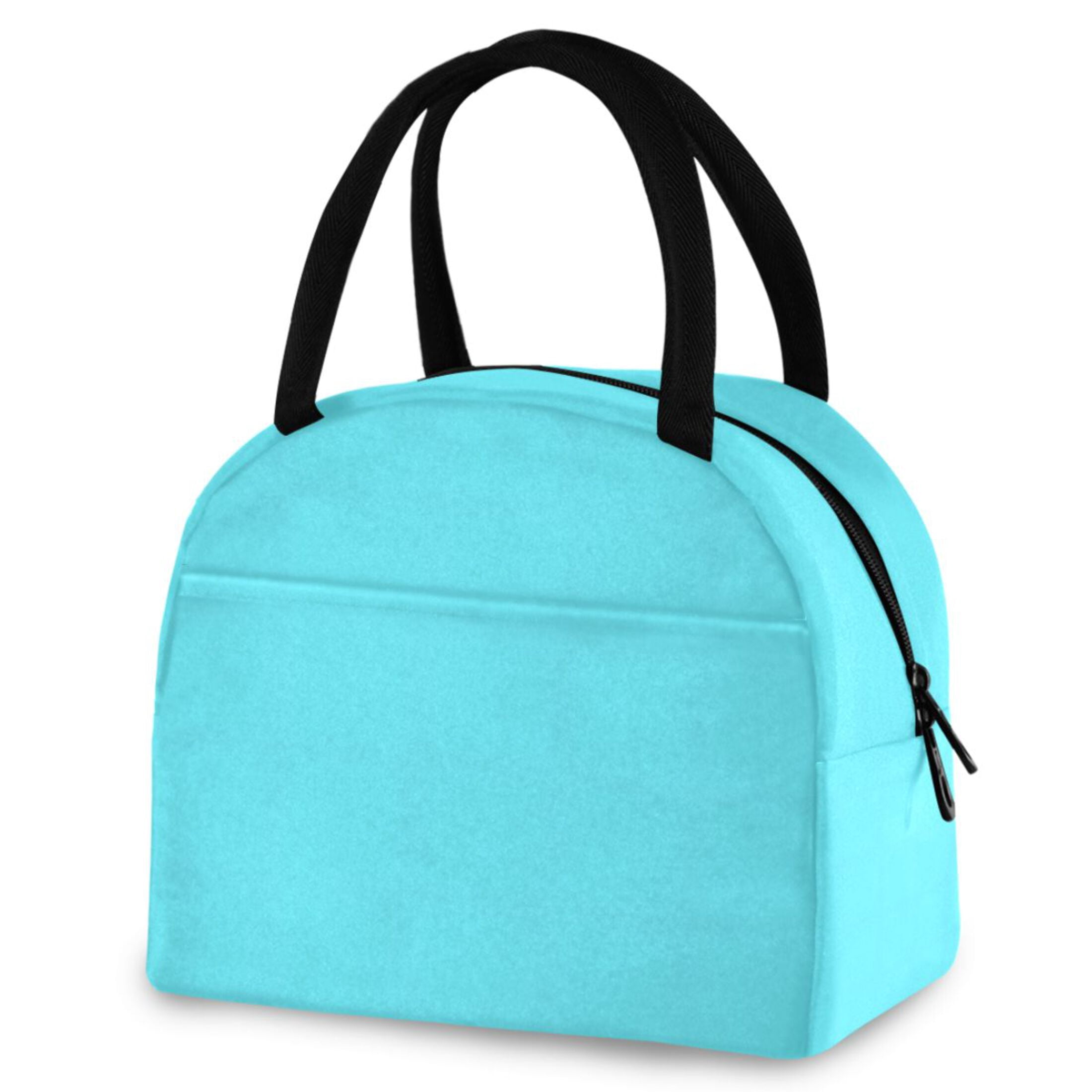 ALAZA Light Blue Insulated Lunch Box Reusable Cooler Tote Bag Work ...