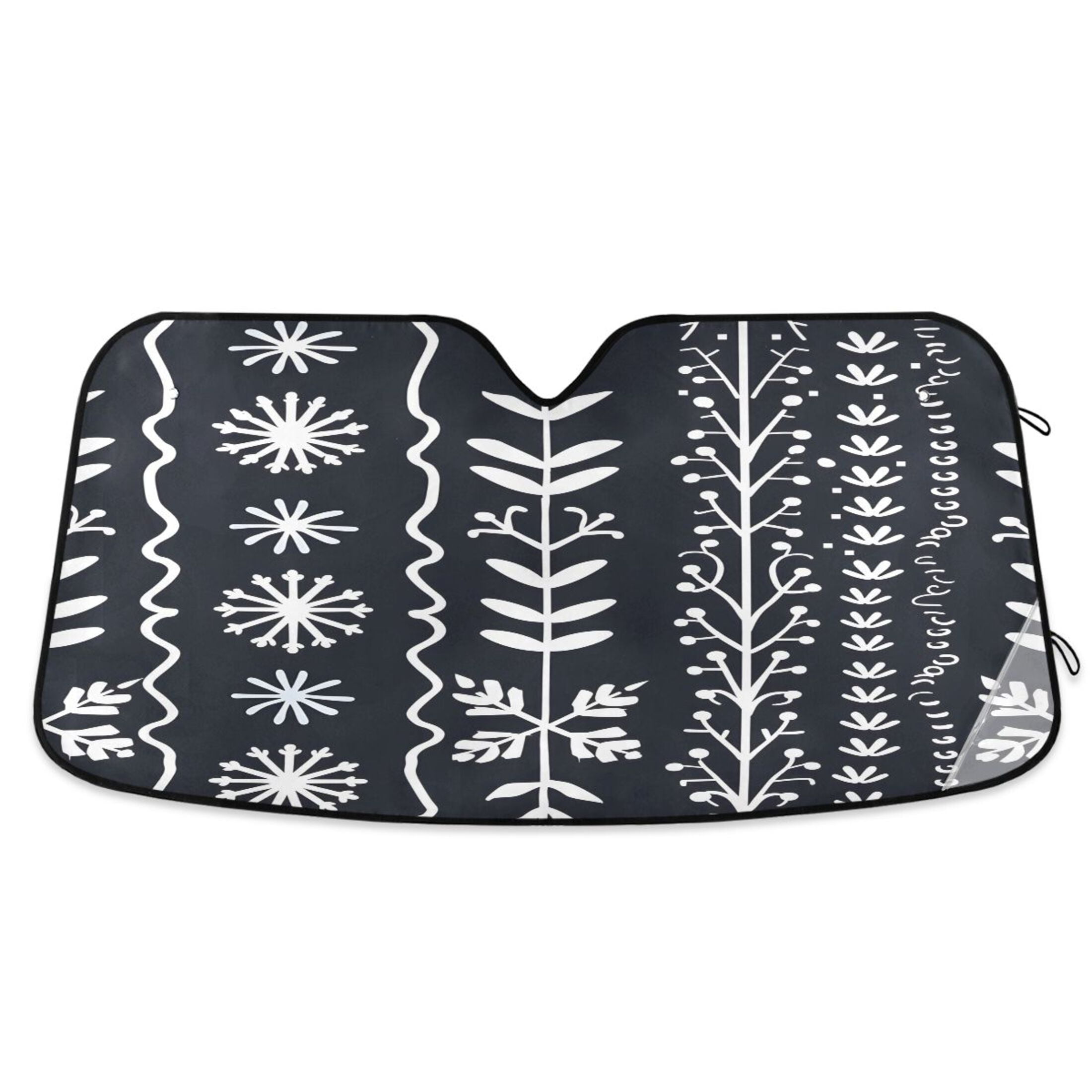 ALAZA Line Bohomia Pattern Windshield Sun Shade Car Foldable Visor ...