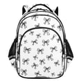 ALAZA Line Bows School Backpack Elementary Bag Student Bookbag Travel ...