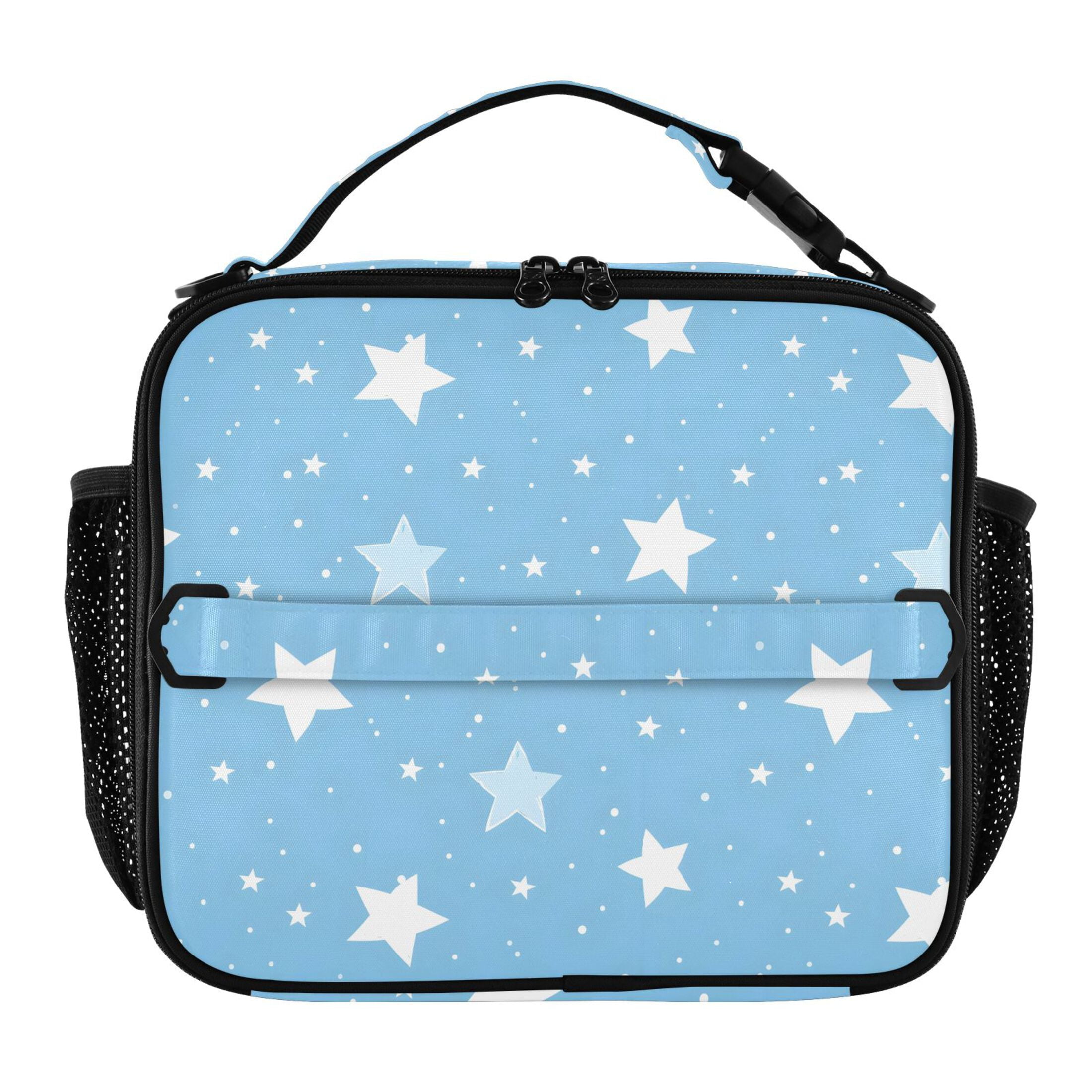 ALAZA Lovely Star Lunch Box Insulated Lunch Bag Cooler Tote with ...