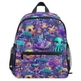 ALAZA Magic Fish Ocean Castle Pattern School Backpack Student Bookbag ...