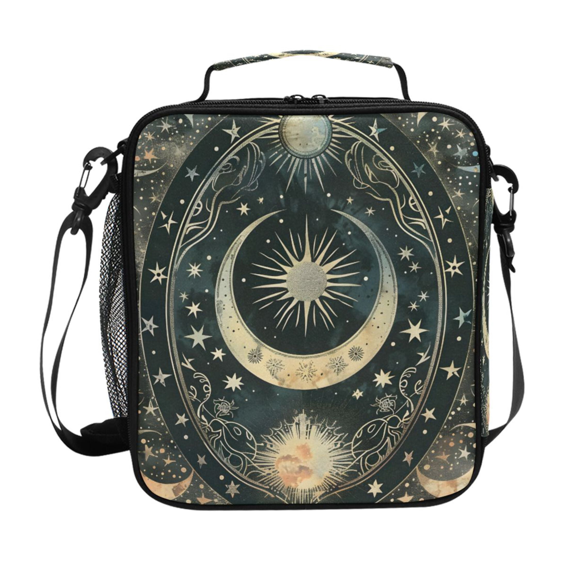 ALAZA Magical Bohomia Moon and Star Lunch Box Insulated Lunch Bag ...