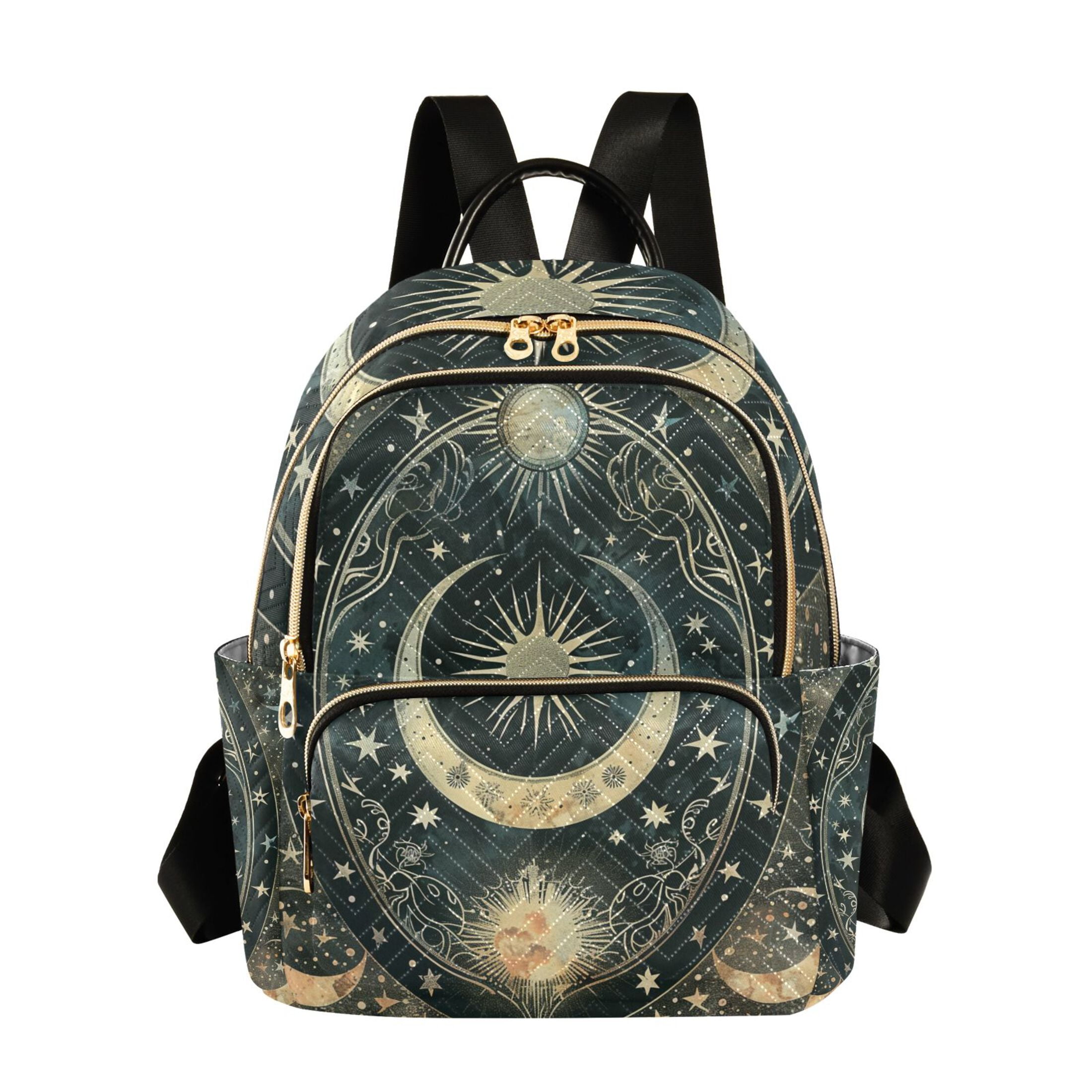 ALAZA Magical Bohomia Moon and Star Womens Travel Laptop Backpack Large ...