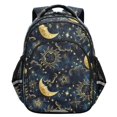 ALAZA Moon Boho Cosmos Astrology School Backpack Elementary Bag Student ...