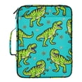 ALAZA Neon Dinosaurs Pattern Expanding Accordion File Folder 3 Ring ...