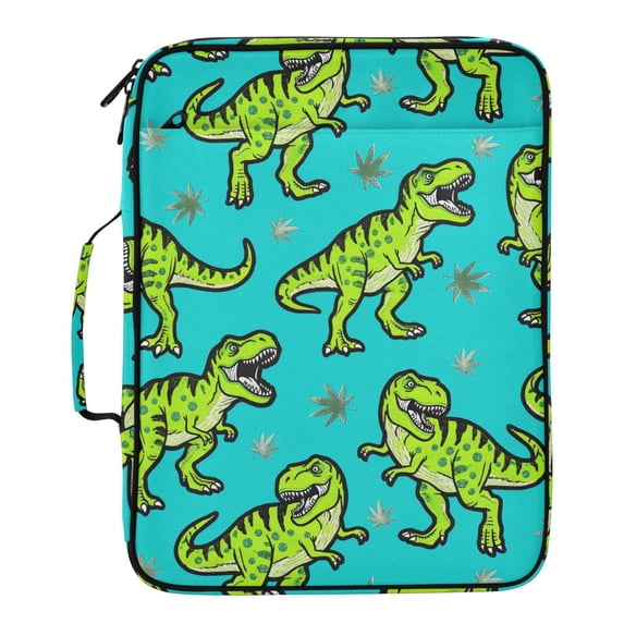 ALAZA Neon Dinosaurs Pattern Expanding Accordion File Folder 3 Ring ...