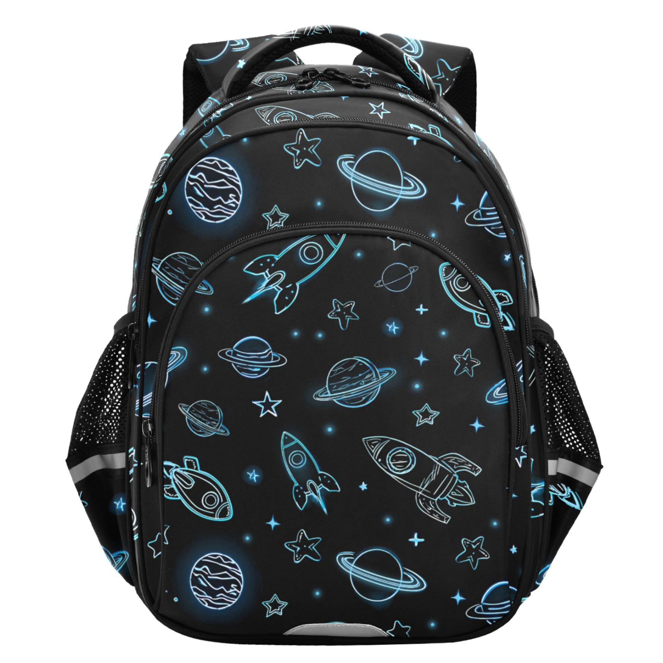 ALAZA Neon Outer Space School Backpack Elementary Bag Student Bookbag ...