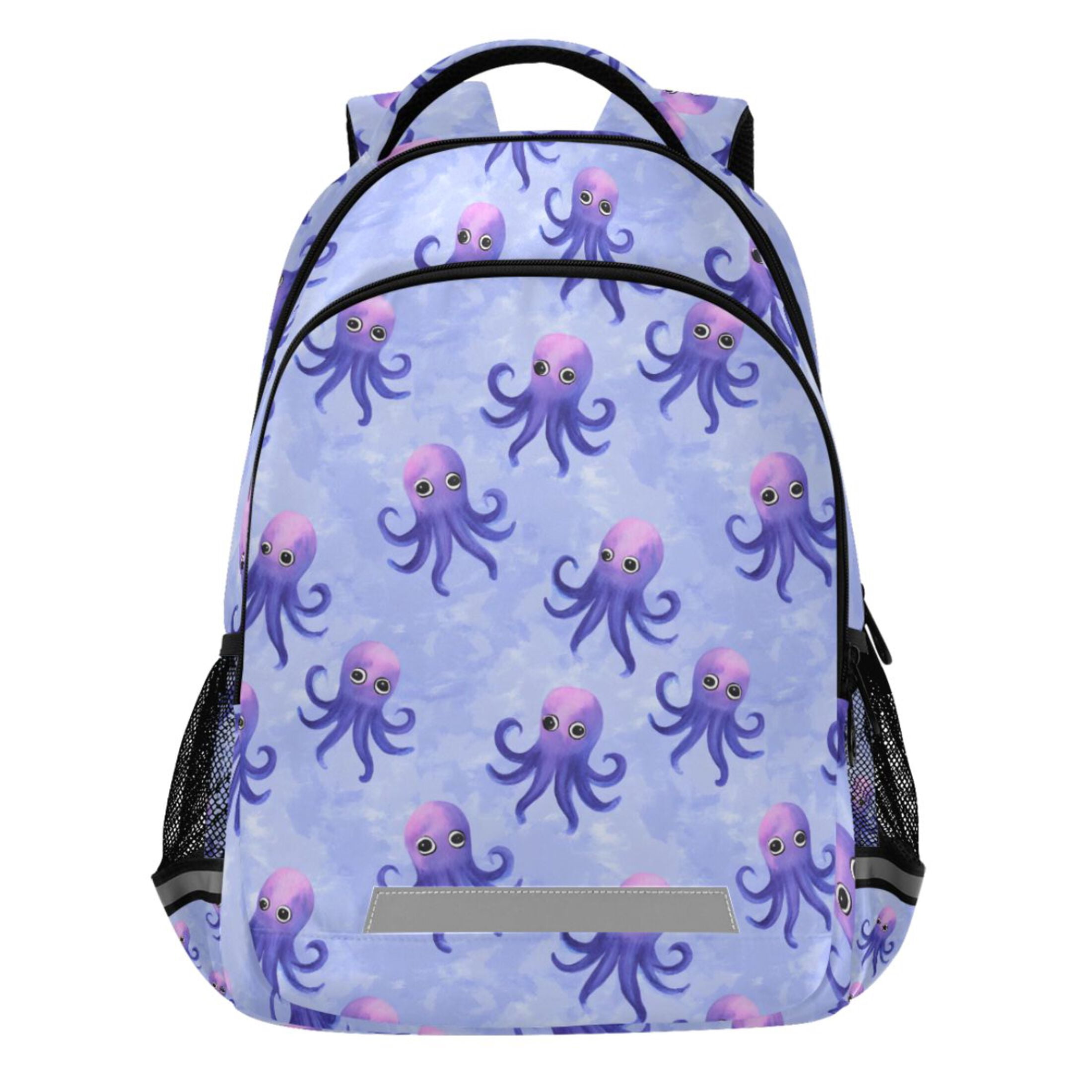 ALAZA Octopus Pattern Backpack Elementary School Bags Student Bookbag ...