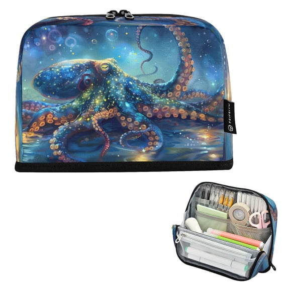 ALAZA Octopus Pencil Case Pen Pouch Bag Large Capacity Organizer ...