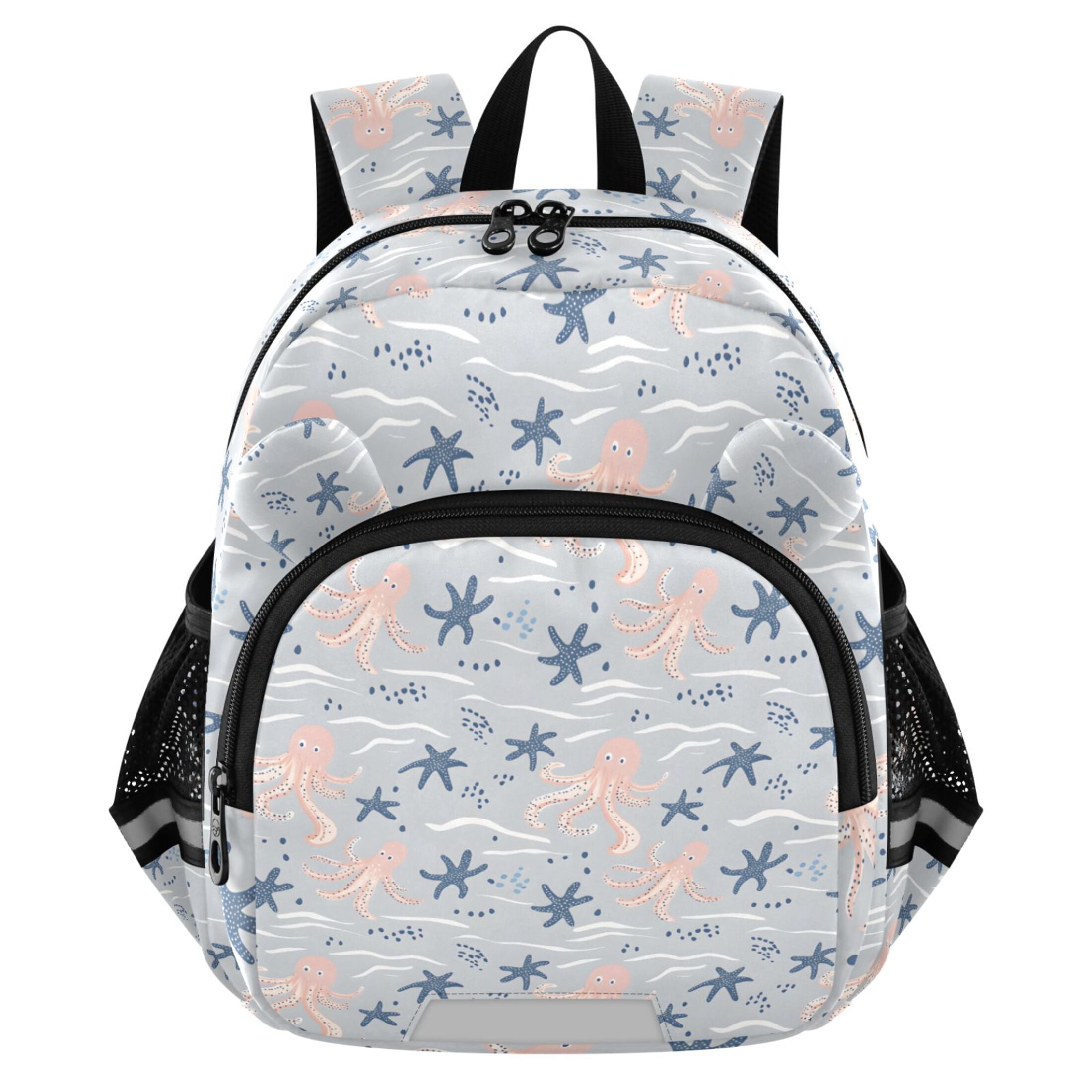 ALAZA Octopus Starfish Wave Retro Mini Backpack School Bookbag Age 3-7 ...