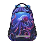ALAZA Octopus in Sea Backpack Elementary School Bag Bookbag Travel ...