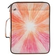ALAZA Orange Fireworks Pattern Expanding Accordion File Folder 3 Ring ...