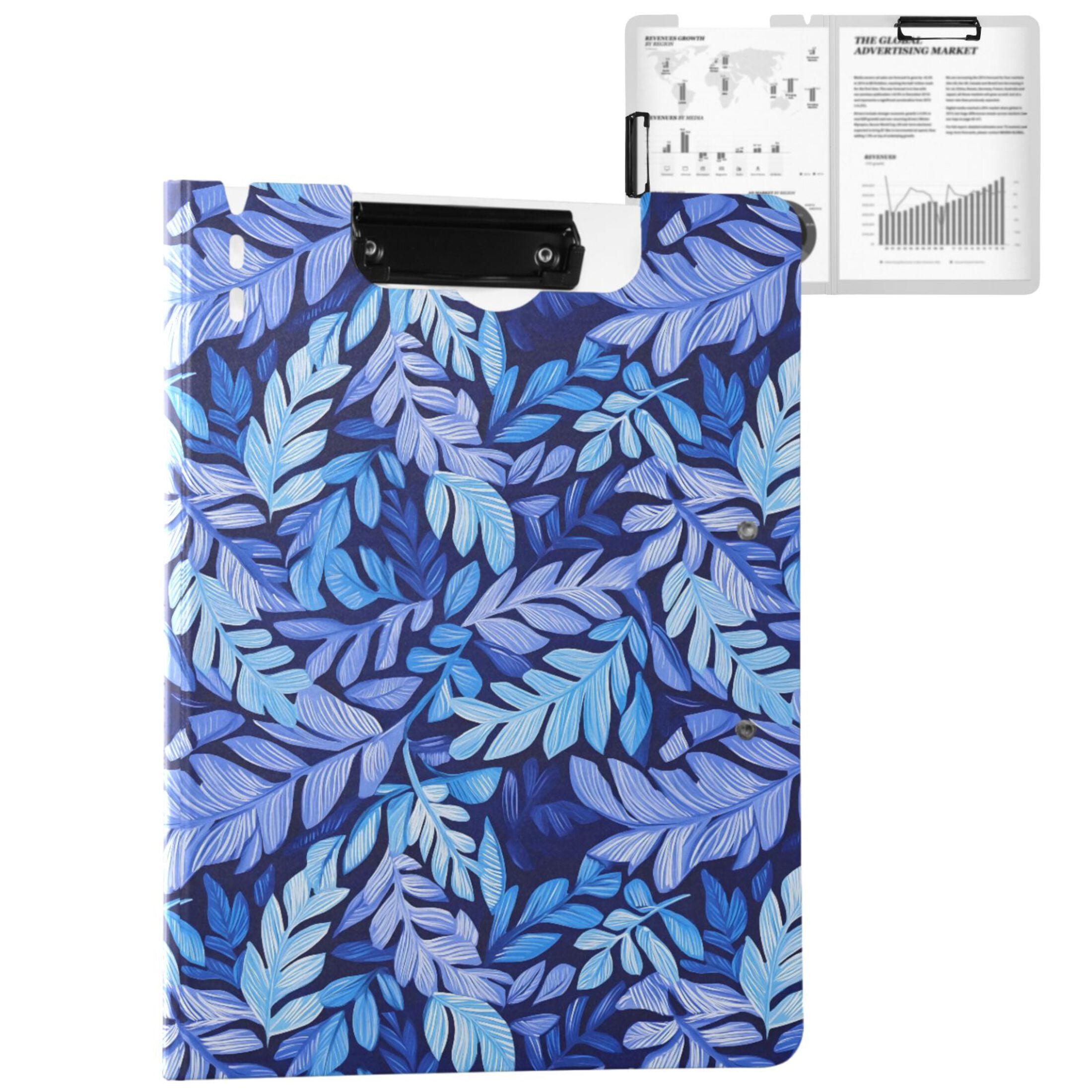 ALAZA Palm Leaf-c1 A4 Foldable Clipboard 360 Degree Folder Binder ...