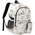 ALAZA Palm Tree Dragonfly Print Student Backpack School Bookbag Large ...