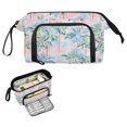ALAZA Palm Tree Retro Pencil Pouch Big Capacity Pencil Case Zipper ...