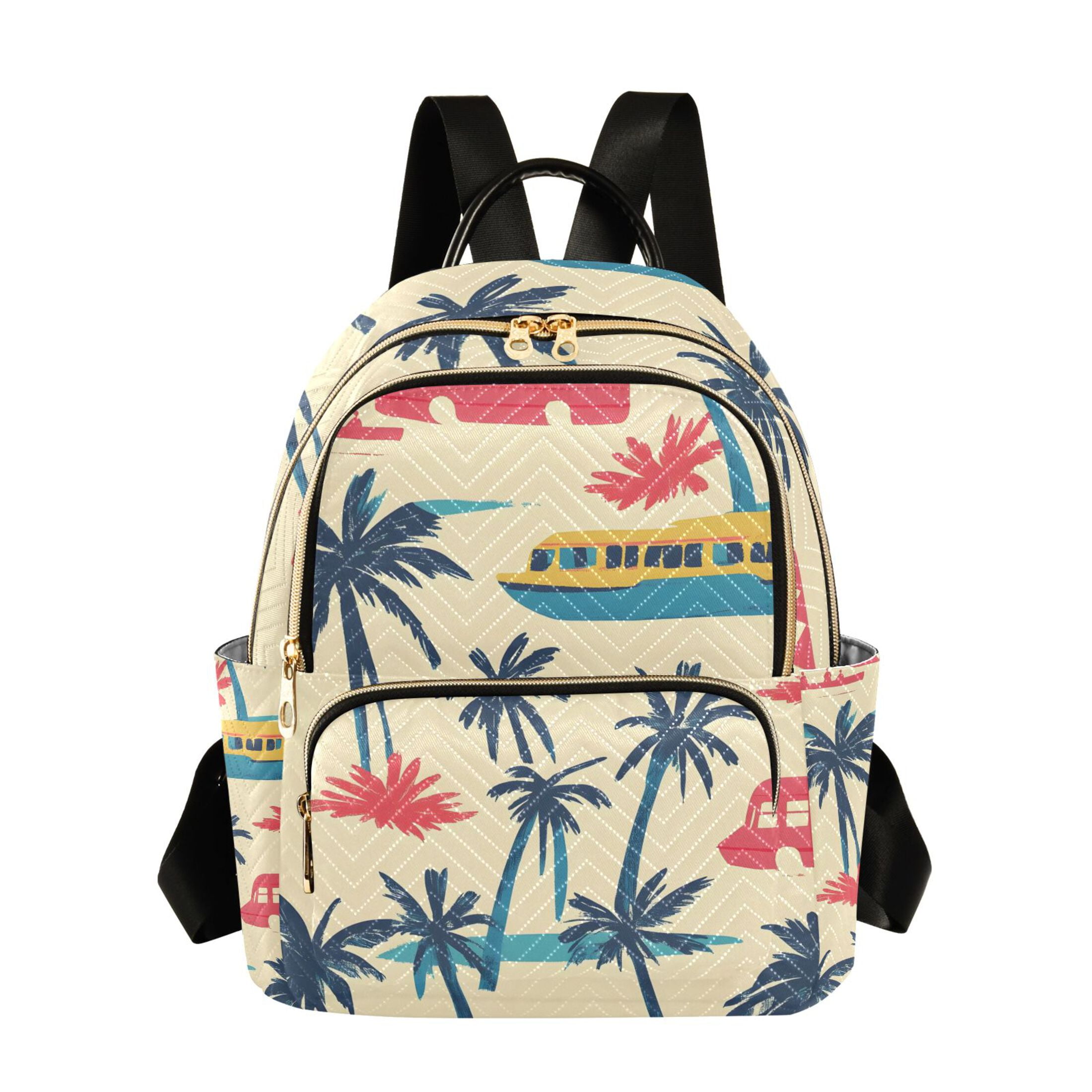 ALAZA Palm Tree Tropical Womens Travel Laptop Backpack Large Daypack ...