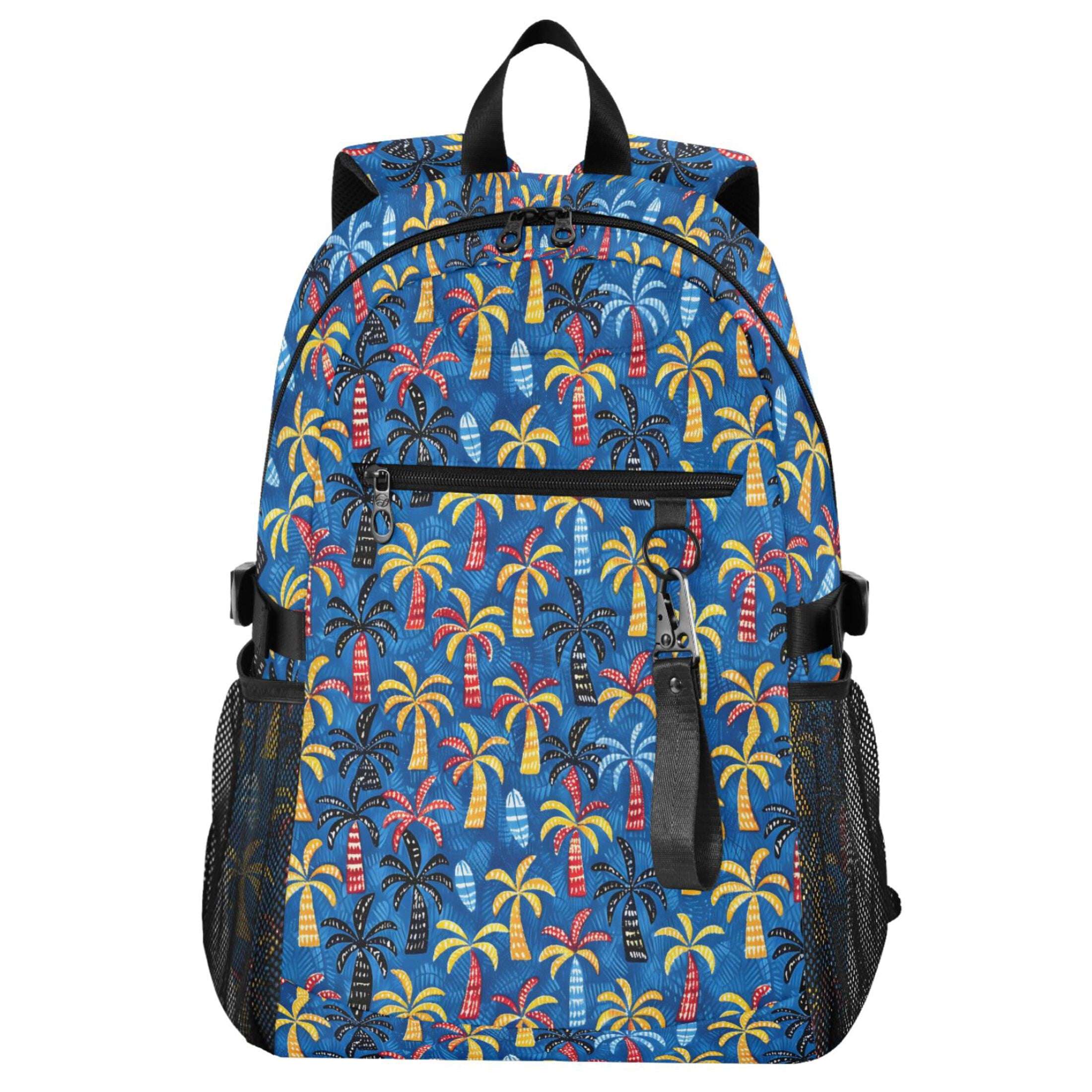 ALAZA Palm Trees Cute Pattern School Backpack Travel Laptop Bag College ...