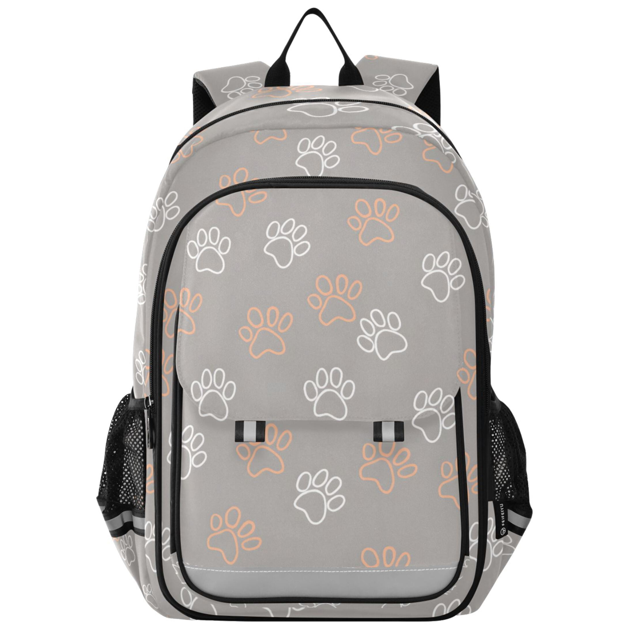 ALAZA Paws Retro School Laptop Backpack Travel Bag Casual Student ...