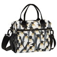 ALAZA Penguins Print Cooler Lunch Bag Insulated Reusable Lunch Tote ...