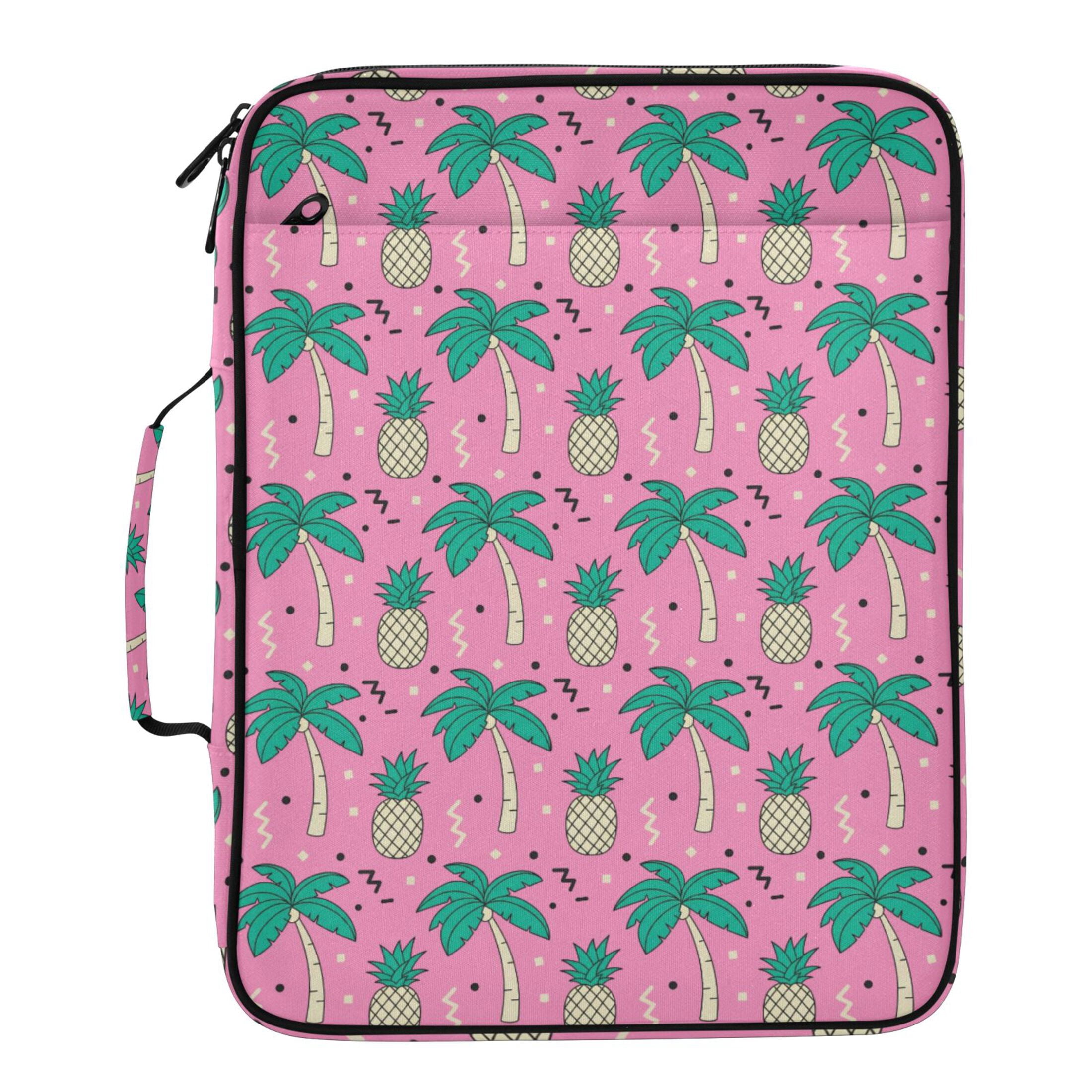ALAZA Pineapple Palm Trees Pattern Expanding Accordion File Folder 3 ...