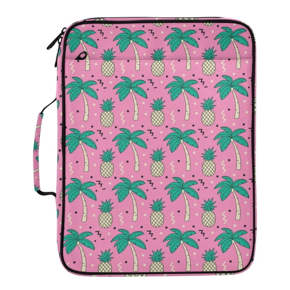 ALAZA Pineapple Palm Trees Pattern Expanding Accordion File Folder 3 ...