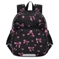 ALAZA Pink Purple Bows Mini Backpack School Bookbag Age 3-7 Small ...