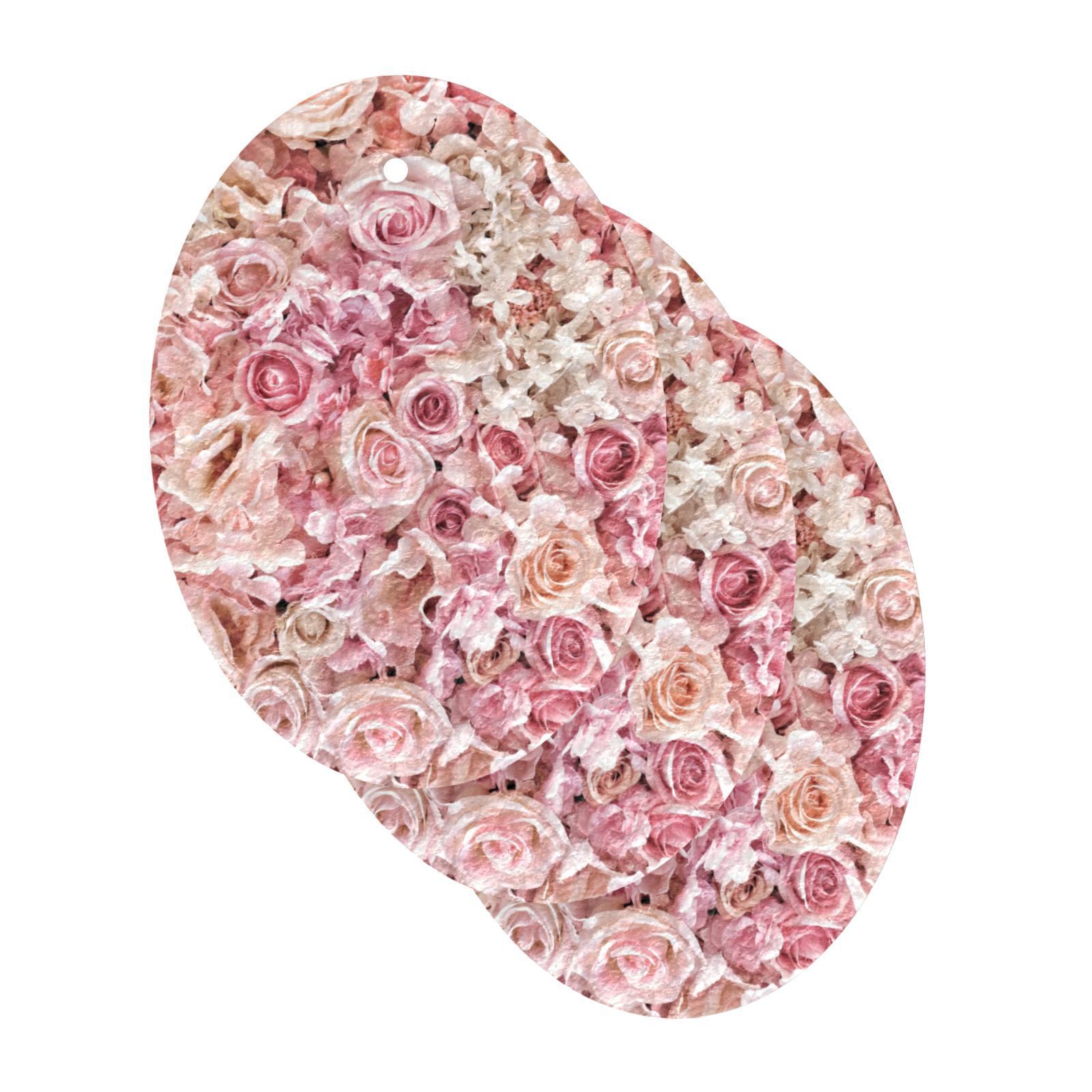 ALAZA Pink Rose Flowers Floral Natural Sponges Kitchen Cellulose Sponge ...