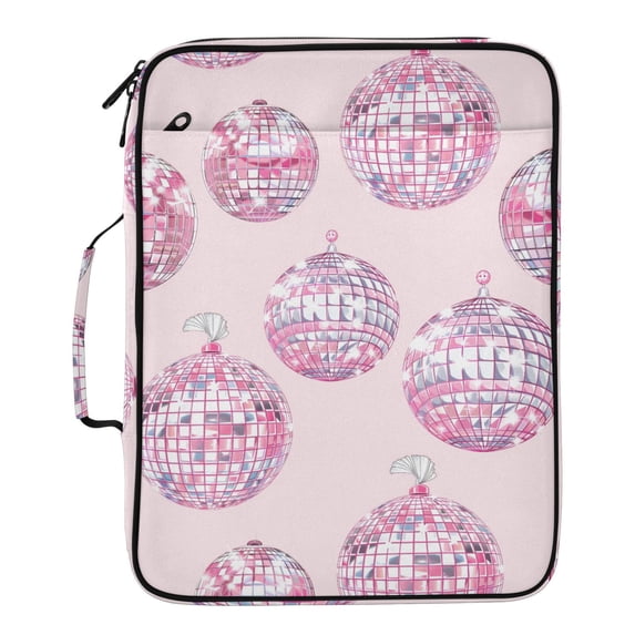 ALAZA Pink Sparkling Disco Balls Pattern Expanding Accordion File ...