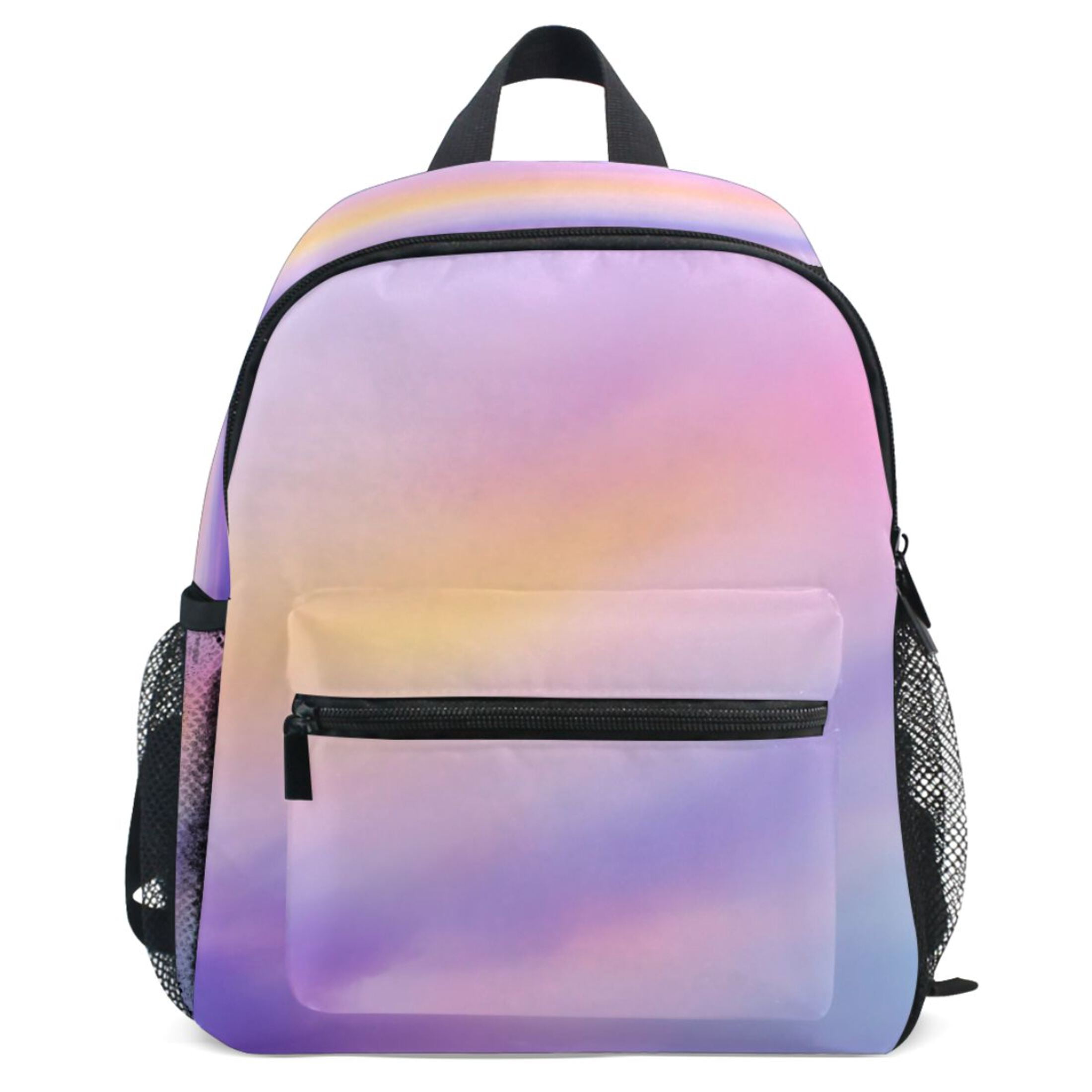 ALAZA Pink Tie Dye Gradient Pattern School Backpack Student Bookbag ...