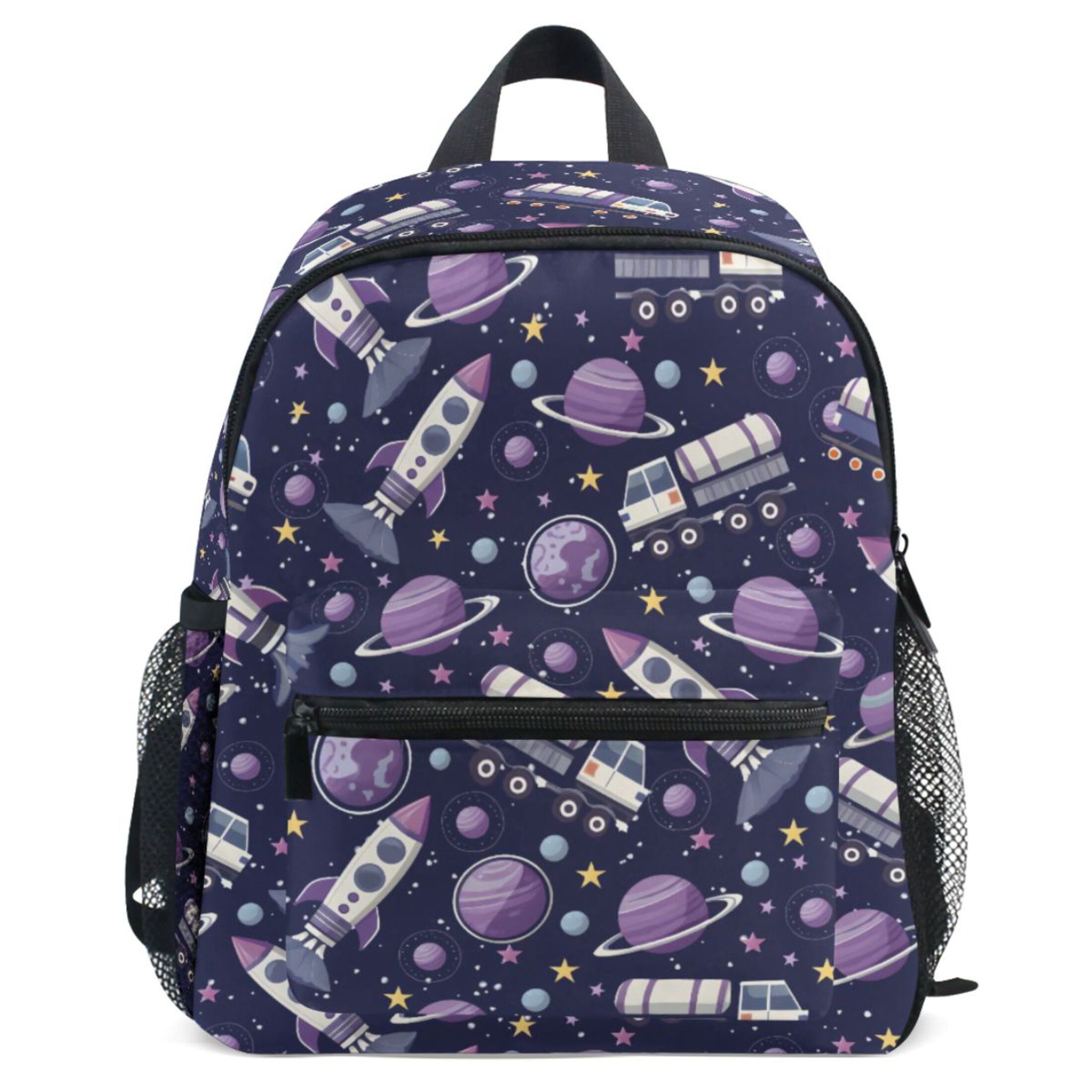 ALAZA Planet Space Stars Pattern School Backpack Student Bookbag Mini ...