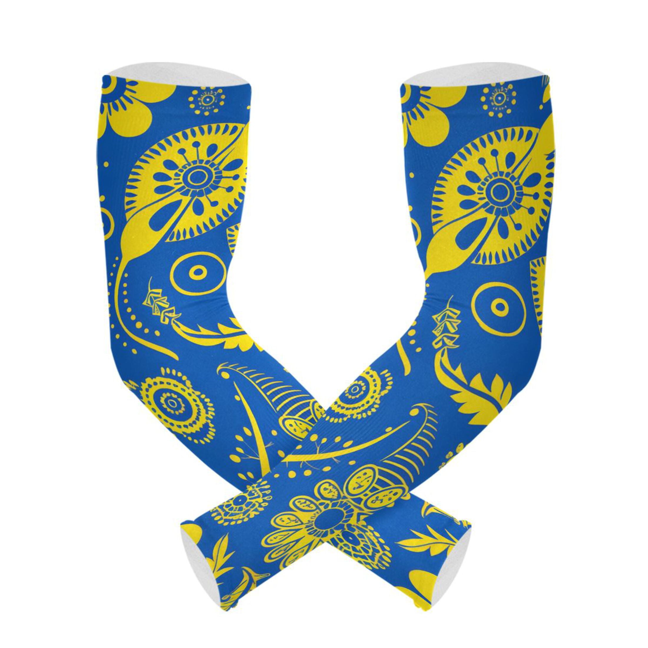 ALAZA Plant and Flower UV Sun Protection Arm Sleeves UPF 50 ...