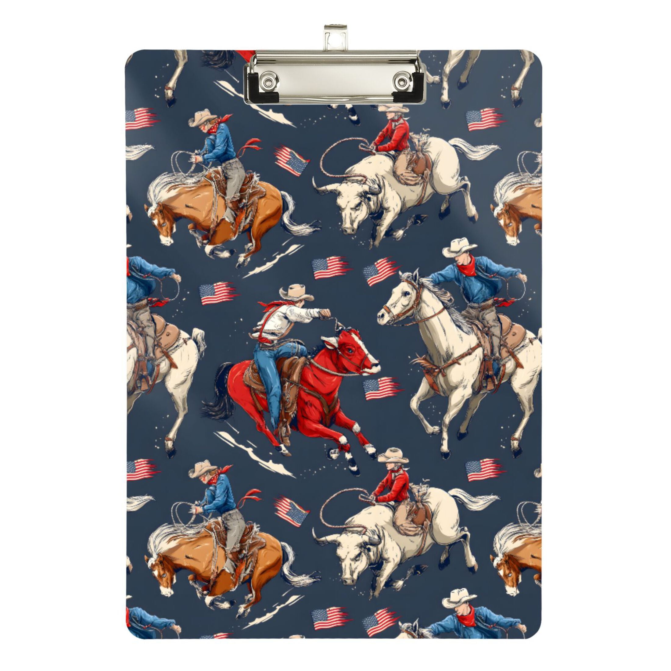 ALAZA Plastic Clipboard A4 Letter Size Decorative Clipboards for Students Women Men 9" x 12.5 ...