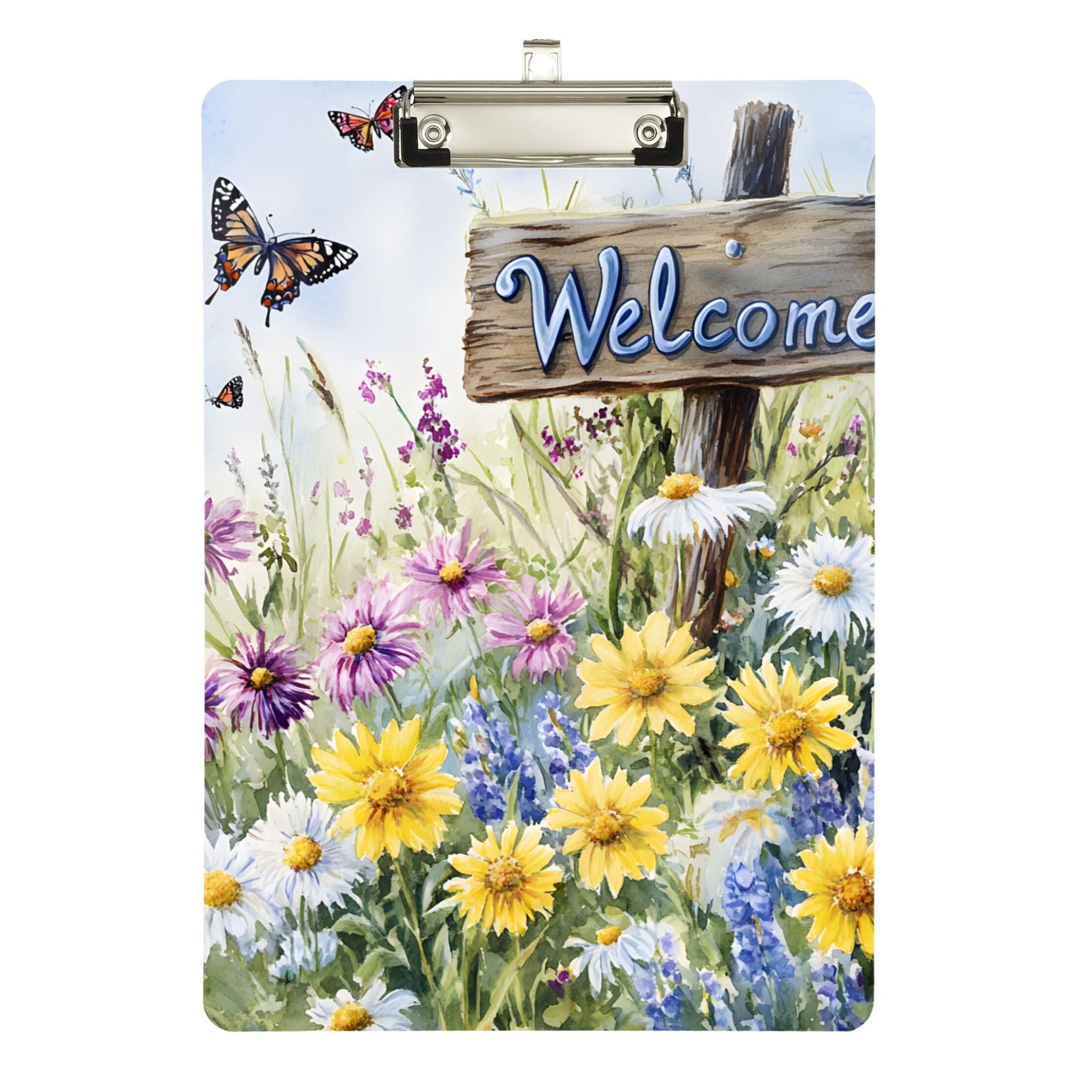 ALAZA Plastic Clipboard A4 Letter Size Decorative Clipboards for ...