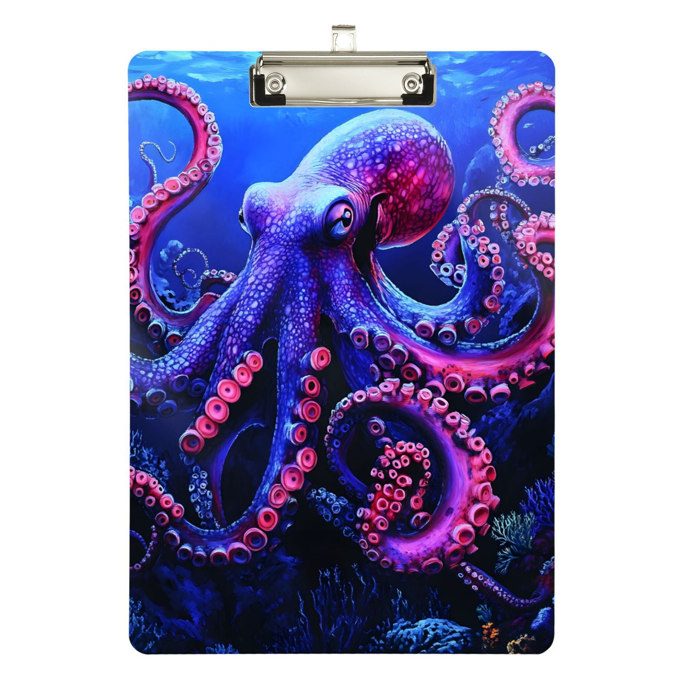 ALAZA Plastic Clipboard A4 Letter Size Decorative Clipboards for ...